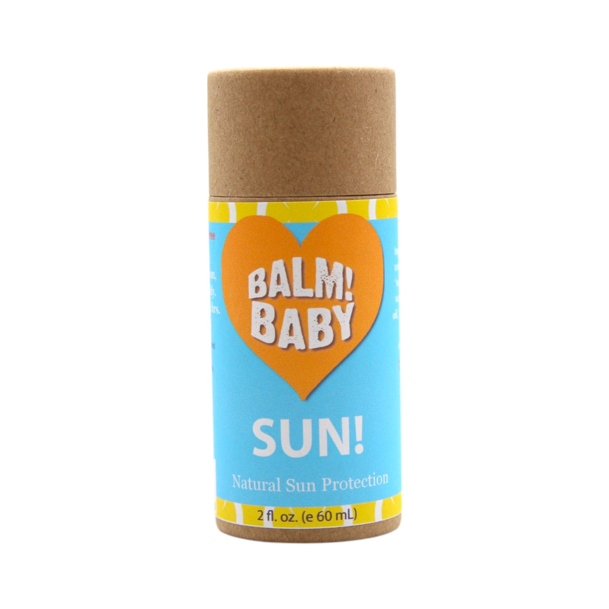 BALM! Baby - SUN STICK with Natural Zinc (2 oz biodegradable eco stick ...